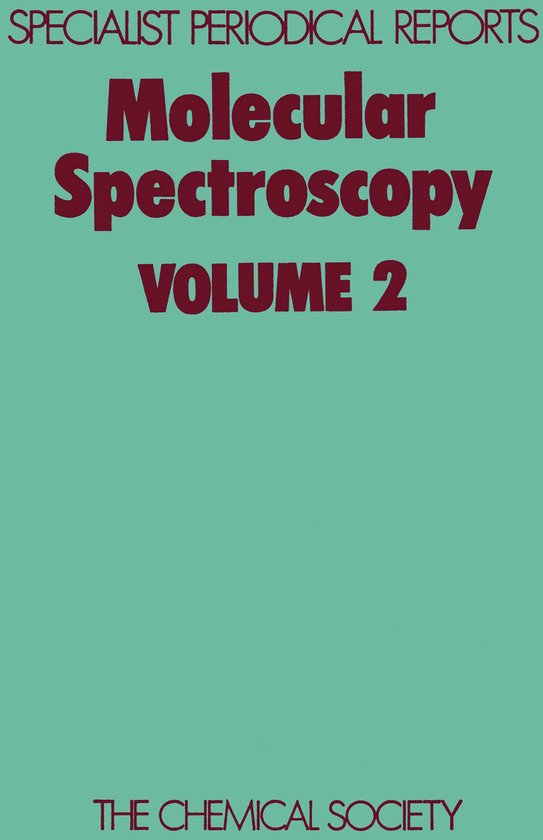 Molecular Spectroscopy, Royal society of chemistry | 9780851865164 | Boeken | bol