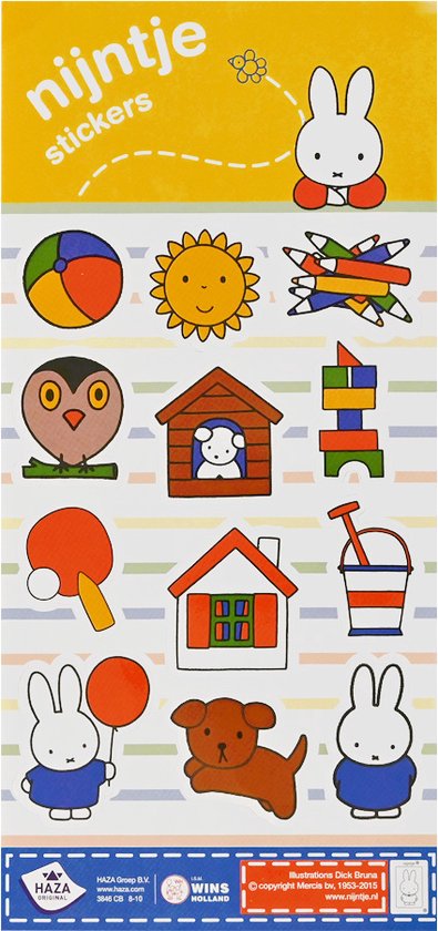 Nijntje stickervel dieren | bol