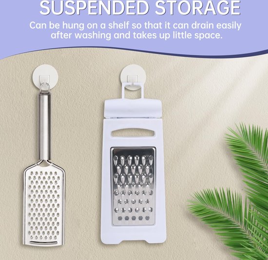 2 stuks rasp voor groenten, 1 opvouwbare groenterasp en 1 kleine ...