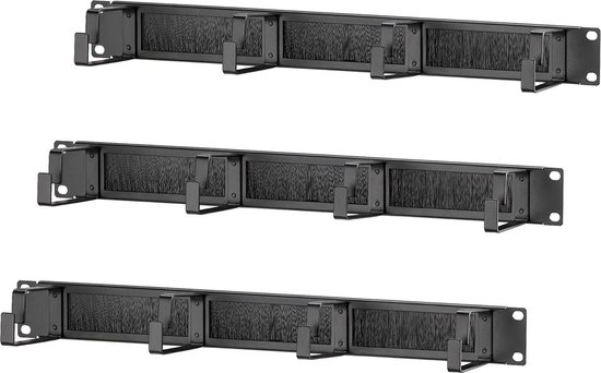 Set van 3 Stalen Server Rek Kabel Organizers voor Glasvezel Netwerk ...