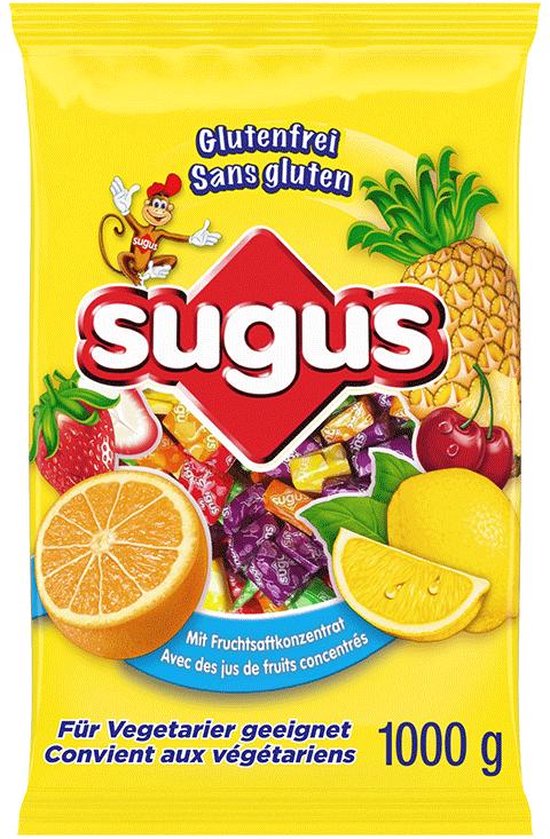 Sugus fruit snoepjes 1kg - Sugus Glutenfree Assortiment 1kg | bol