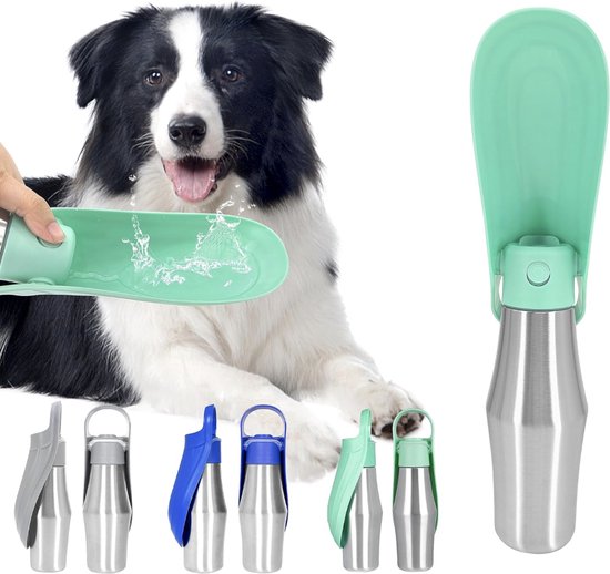 750ml draagbare waterfles voor honden, praktische opvouwbare ...
