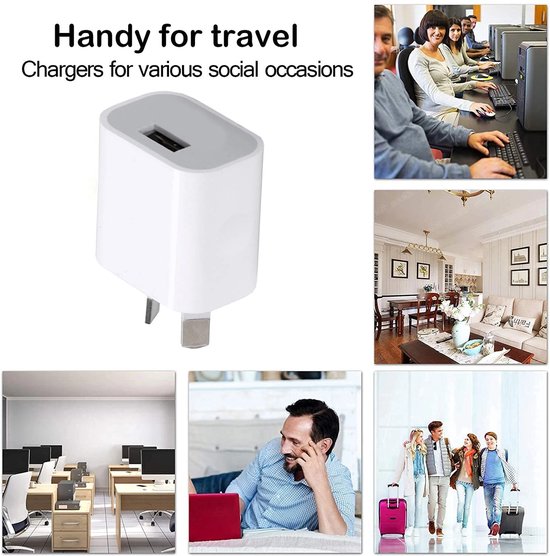 AU Universele Reisstekker - 5V - 2a - 1 Usb poort - Oplader - Power ...