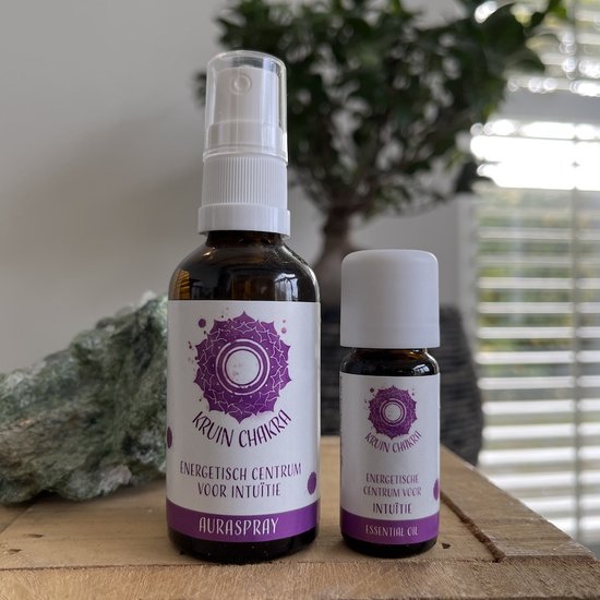 Auraspray 'Kruin Chakra', De Groene Linde, 100% natuurzuiver, 50 ml | bol