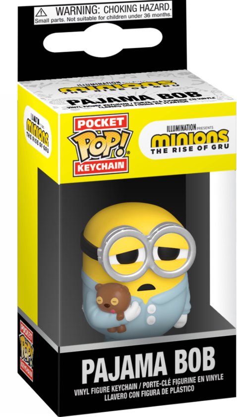 Funko POP! Pocket Keychain - Minions 2 The Rise of Gru - Pajama Bob ...