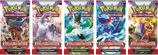 Pokémon TCG - Scarlet & Violet - SV02 Booster Blister Pack (1 Random ...