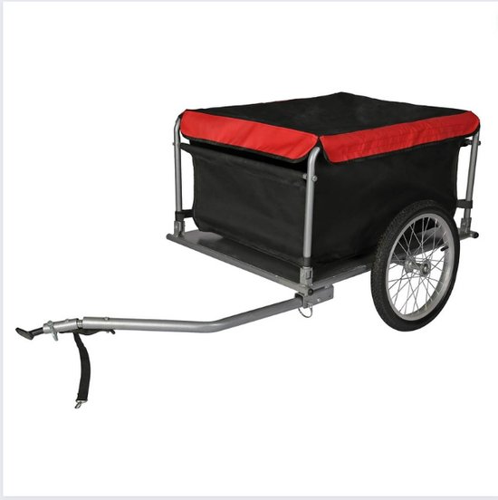 GUTEC Fietskar Bagage Transport - opvouwbaar - 65 kg - zwart rood | bol