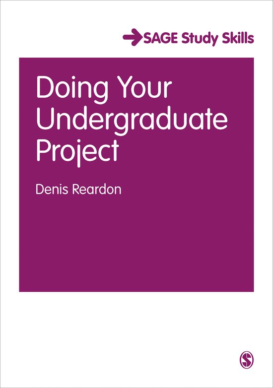 Doing An Undergraduate Project | 9780761942078 | Denis Reardon | Boeken ...