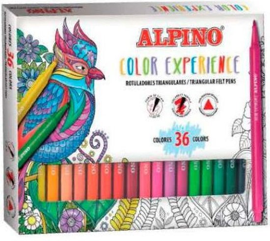 Set Viltstiften Alpino Color Experience Multicolour 36 Onderdelen | bol