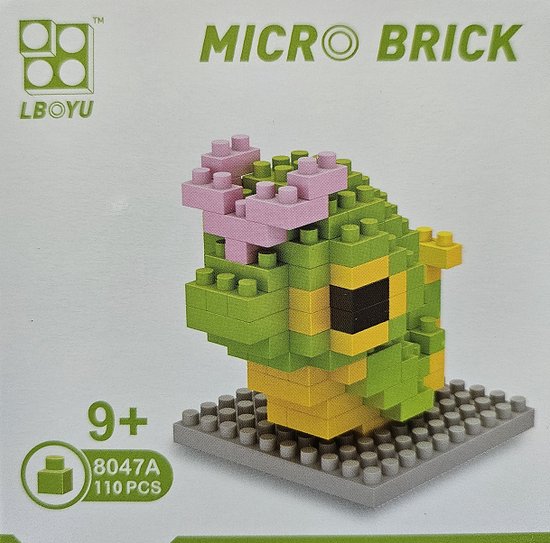 Micro Brick - Caterpie - 110Pcs - Pokémon - Bouwen - Bouwspeelgoed | bol