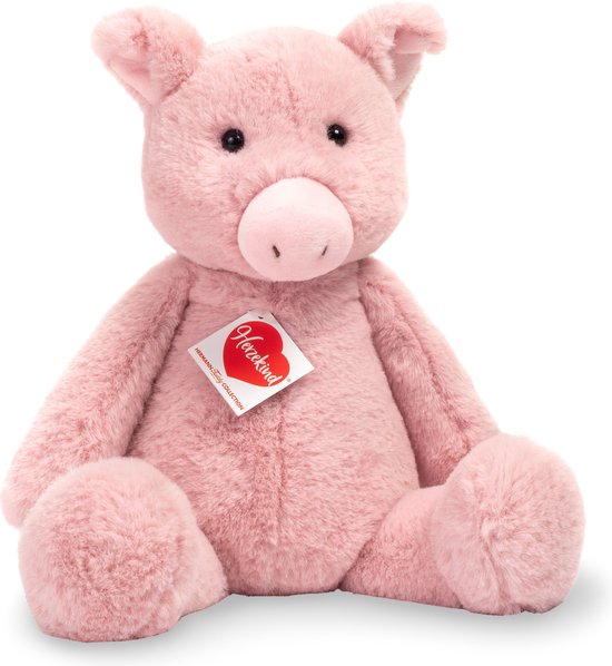 Hermann Teddy Knuffeldier varken/biggetje - pluche stof - premium ...