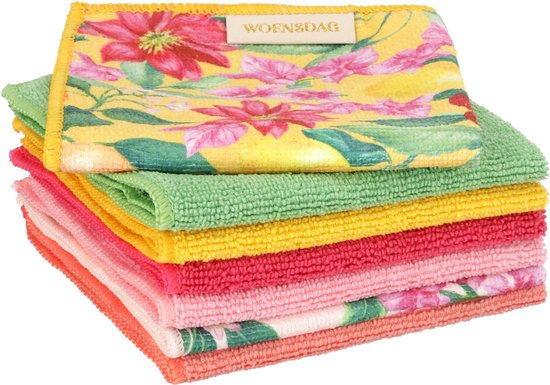 Blokker Microvezeldoekjes 7 Dagen - 7 Stuks - 30 x 30 cm | bol