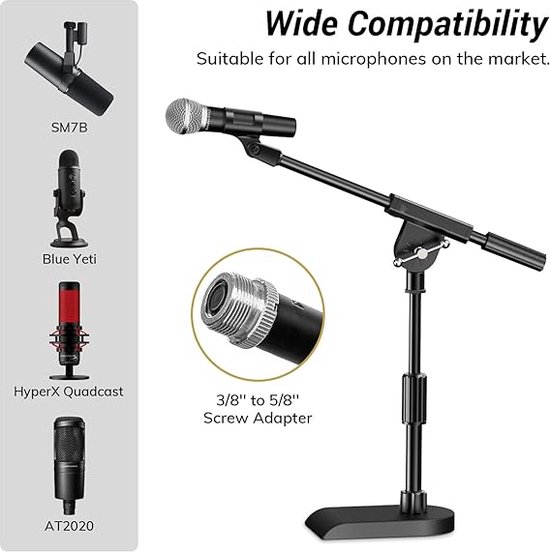 professional microphone arm - QuadCast Boom Arm Stand / microfoonhouder ...