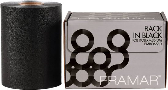 Framar Aluminium Folie Embossed Black | bol