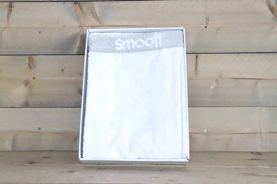 Smooff Badlaken 100x170 wit/grijs | bol