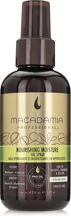 Macadamia - Nourishing Moisture - Oil Spray - 125 ml | bol.com