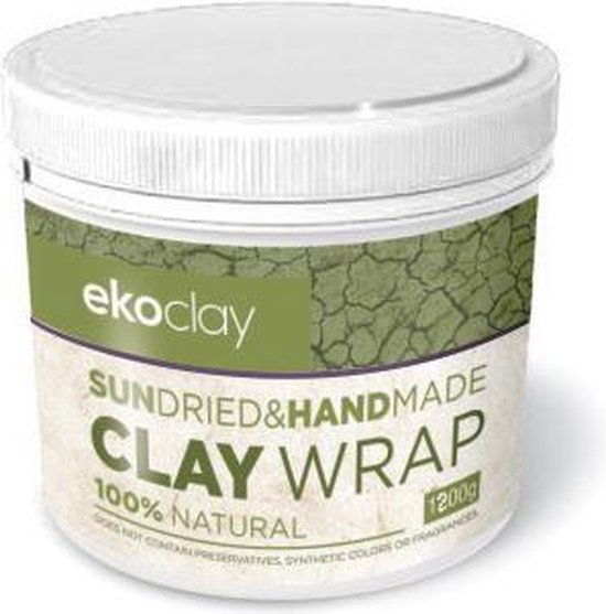 ekoclay Fango clay wrap 1200g Plastic jar | bol