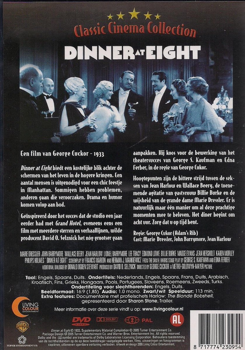 Dinner At Eight (Dvd), John Barrymore | Dvd's | bol.com