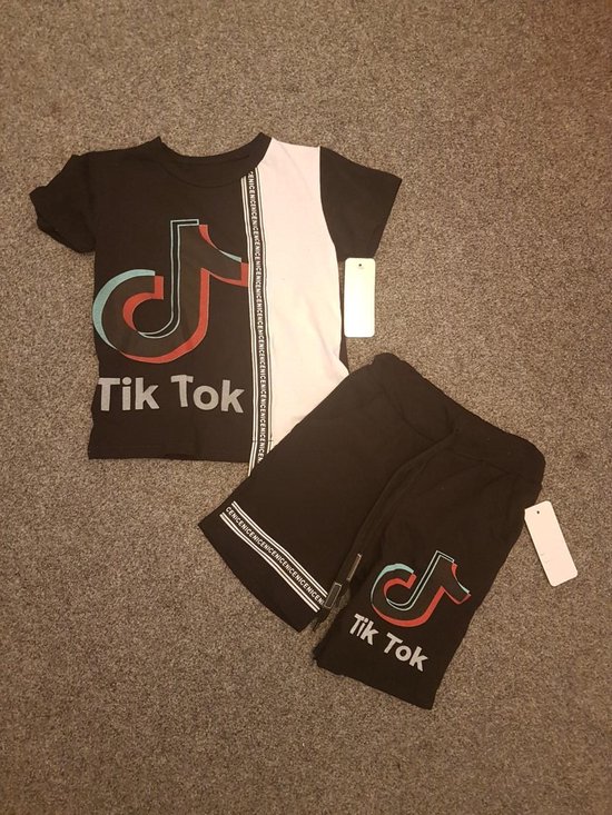 Tik Tok set zwart 122/128 | bol.com