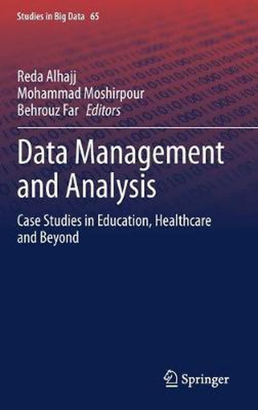 Data Management and Analysis | 9783030325862 | Boeken | bol.com