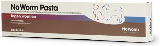 Exil No Worm Pasta - Hond en Kat - Ontworming - 25 ml | bol
