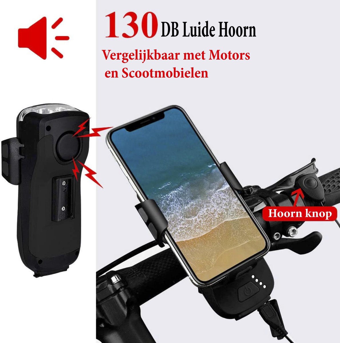 TyrGo - Telefoonhouder Fiets - Fiets Powerbank - Telefoonhouder ...