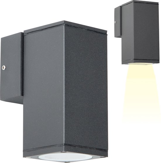 Kelvin Muurlamp Antraciet | bol