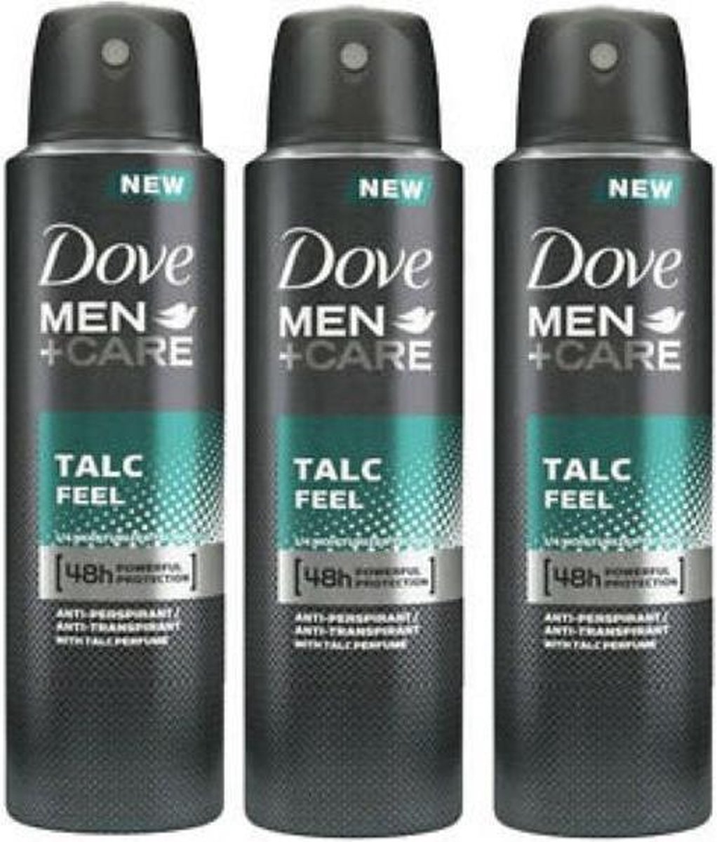 Dove Men + Care Deospray Talc Feel - Voordeelverpakking 6 x 150 ml ...