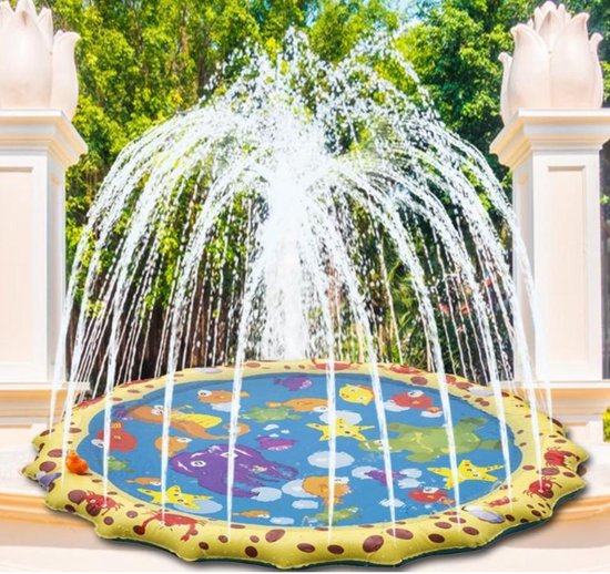 Waterspeelmat - Splashmat Watersproeier - Watermat met Fontein | bol