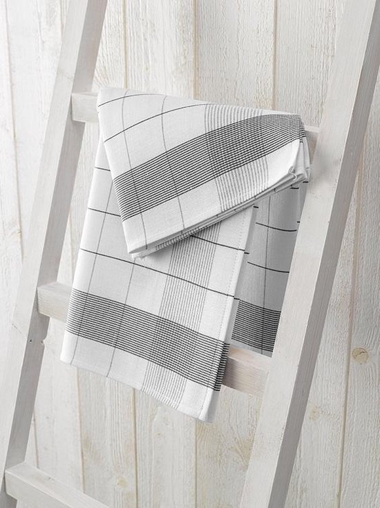 De Witte Lietaer Theedoek Glazendoek - 2 stuks - 68 x 68 cm - Katoen ...