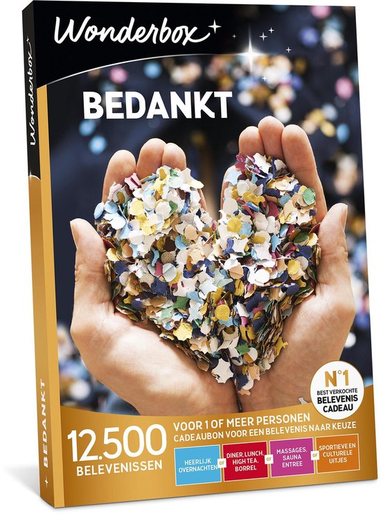 Wonderbox Cadeaubon - Bedankt | bol.com