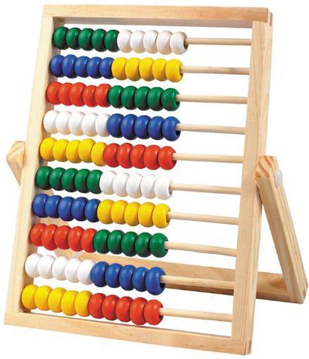 bol.com | Abacus telraam met kralen - Compact versie - Telraam rekenen ...