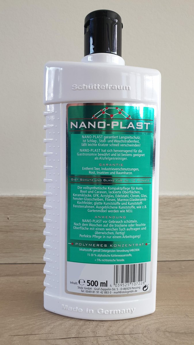 Nano Plast Car polish | Autopolish Polijstmiddel | Polijstpasta | 500ml ...
