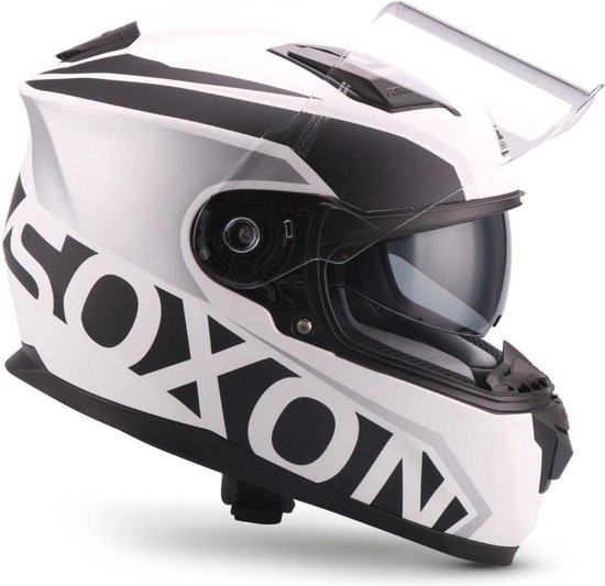 SOXON ST-1001 RACE integraal helm, motorhelm, scooterhelm ECE keurmerk ...