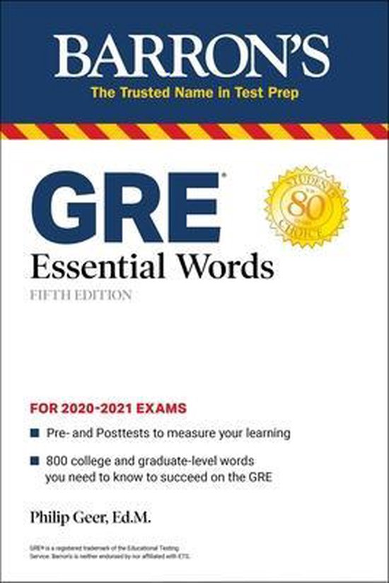 GRE Essential Words | 9781438012902 | Philip Geer | Boeken | bol.com