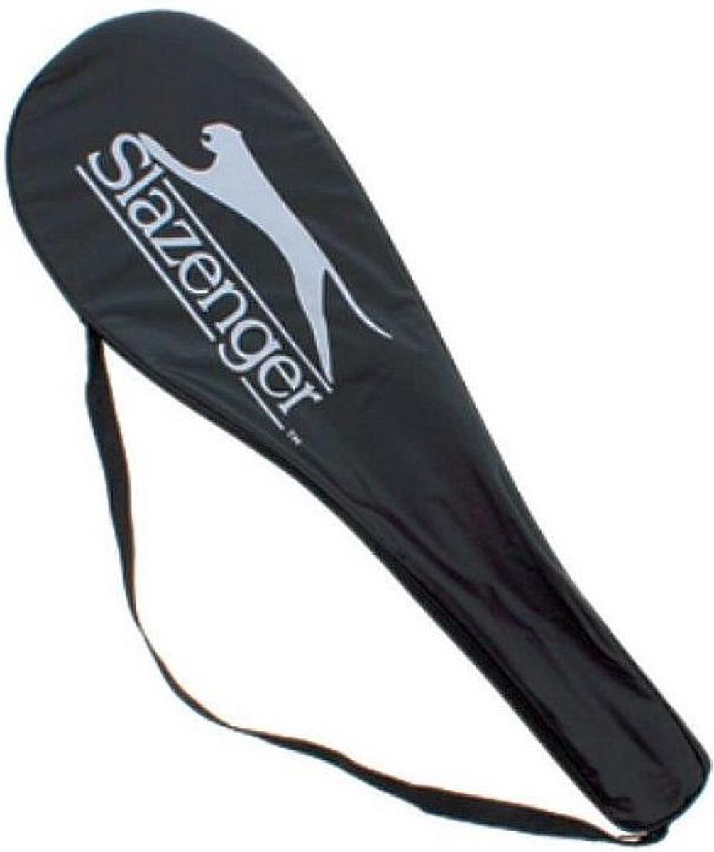 Slazenger 2 persoons Badminton Set - 2 rackets - 2 shuttles - blauw ...