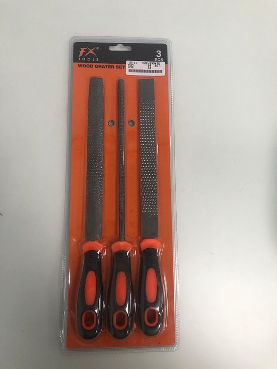 Set van 3 - houtvijlen - FX Toolz | bol