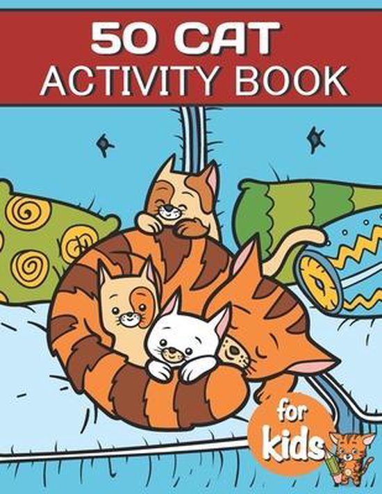 50 Cat Activity Book For Kids, Lucy Charm | 9798641196992 | Boeken ...