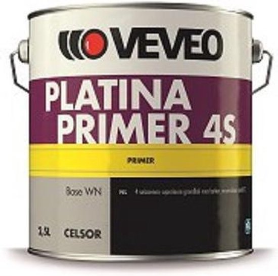 Veveo Platina Primer 4S Vier seizoenen grondlak 2,5 liter Wit | bol