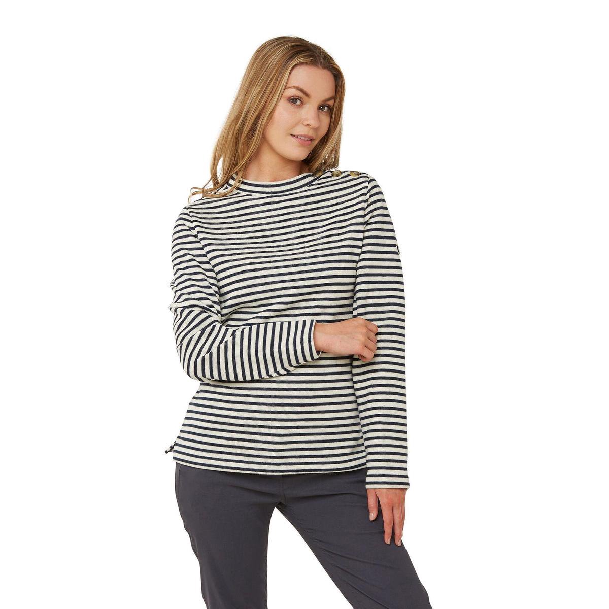 Craghoppers Sweater Balmoral Ladies Polyester Blauw / blanc Taille 42 ...