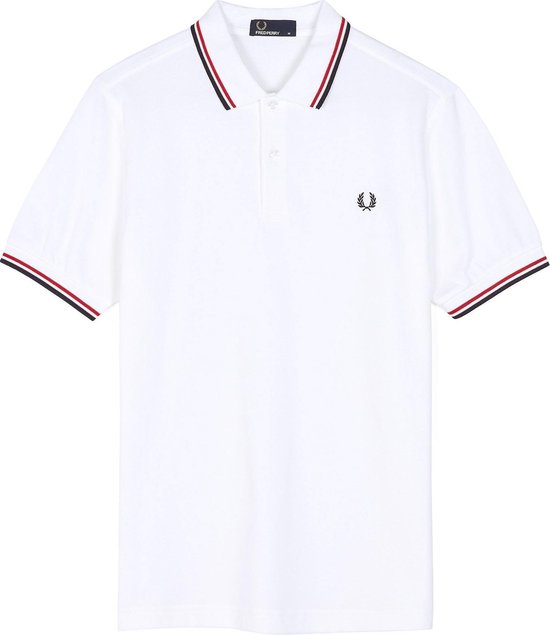 Fred Perry - Polo Wit 748 - Slim-fit - Heren Poloshirt Maat XXL | bol
