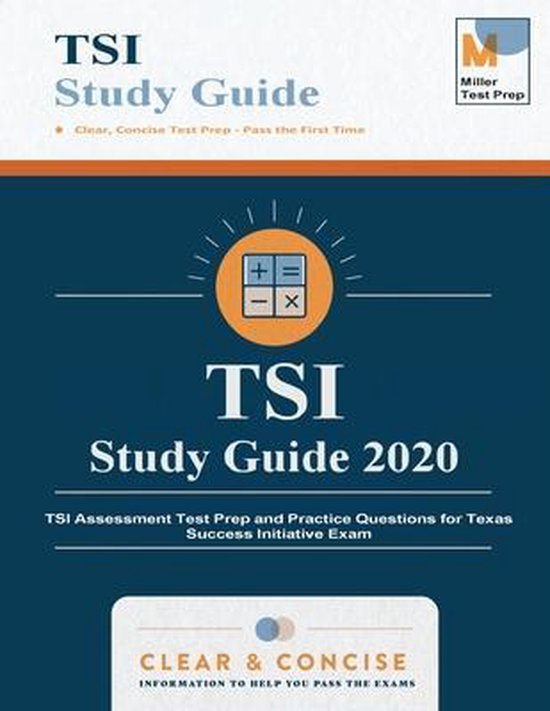 TSI Study Guide | 9781950159352 | Miller Test Prep | Boeken | bol.com