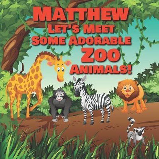 Matthew Let's Meet Some Adorable Zoo Animals!, Chilkibo Publishing ...