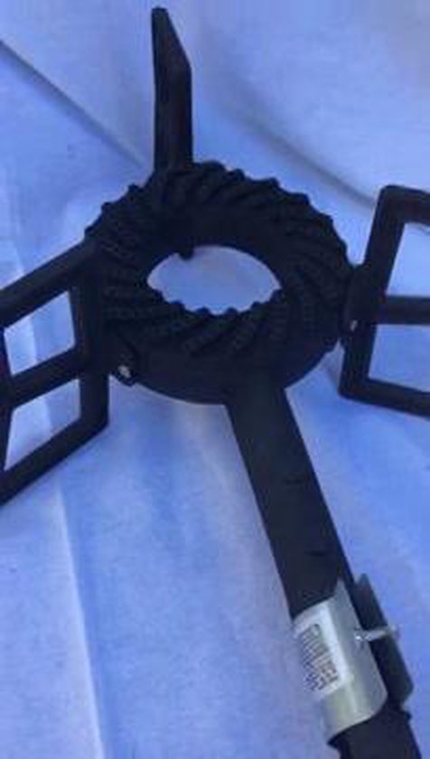 Driepoot wokbrander 7.5KW met wokpan / gasbrander / camping gasstel ...