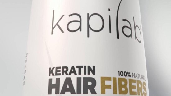Kapilab Hair Fibers Grijs - Keratine haarvezels verbergen haaruitval - Direct voller... | bol