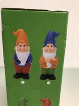 Tuinkabouter rode muts met kettingzaag 35 cm | bol.com