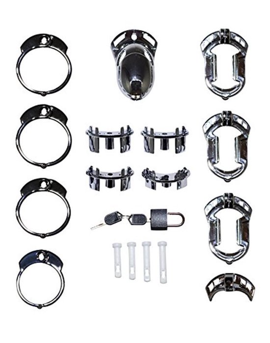 The Vice Chastity Cage Standard Chrome - Dispositif de chasteté - Cage ...