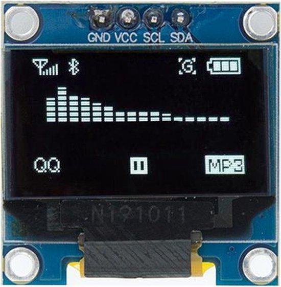Mini écran Oled Blanc 096 Pouces 128x64 Pixels I2c Pour Arduino Esp32 Esp8266 Bol
