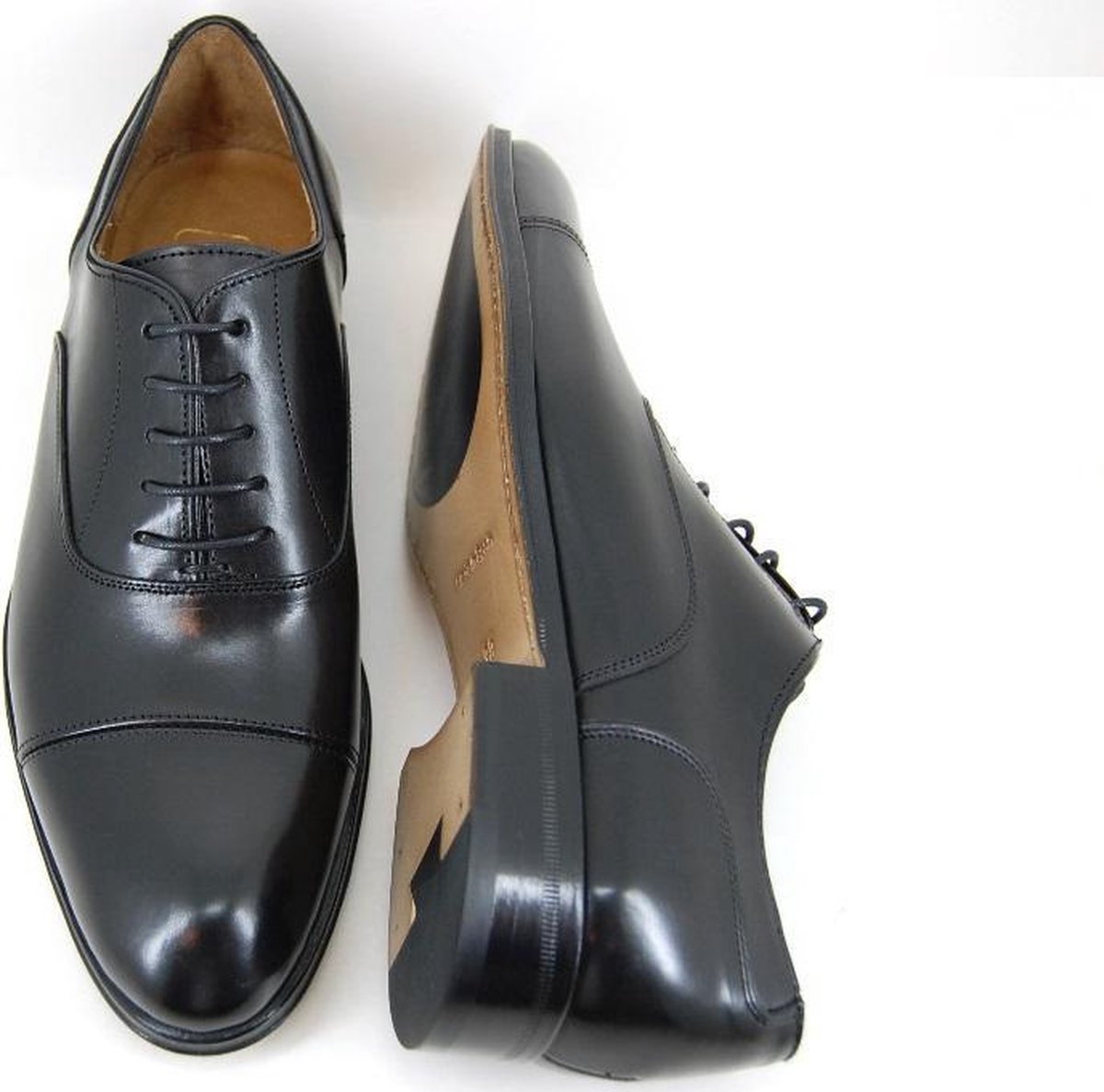 Stravers - Nette Herenschoenen Maat 47 Zwart Grote Maten Luxe ...