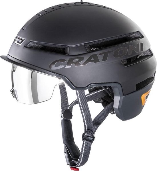 Cratoni Smartride Fietshelm - Maat M/L - (58-61cm) - Zwart | bol.com